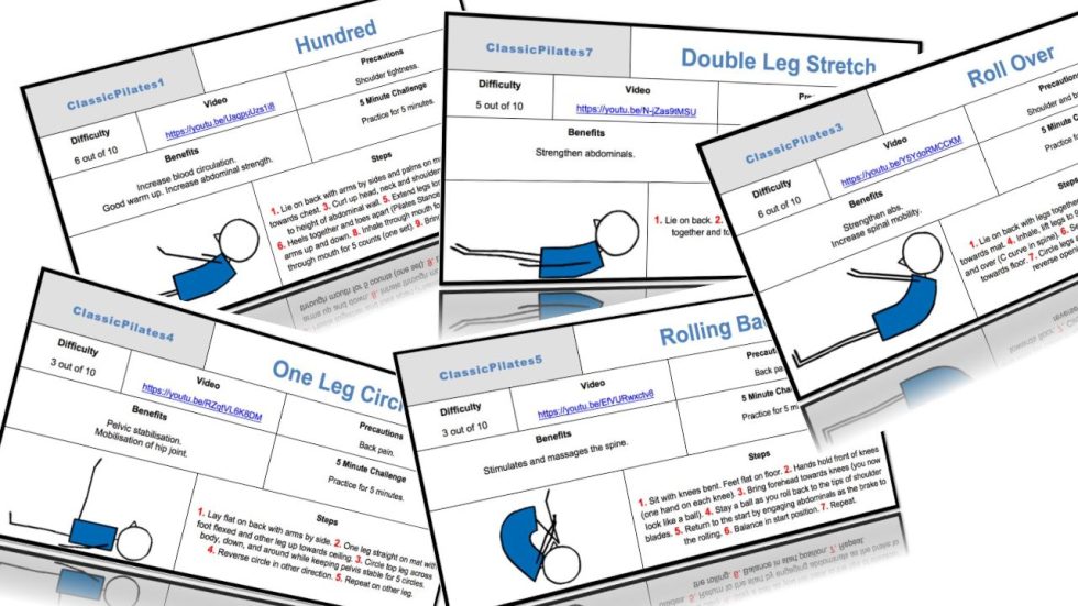 Online Pilates Lesson Planner For Pilates Teachers And Trainees